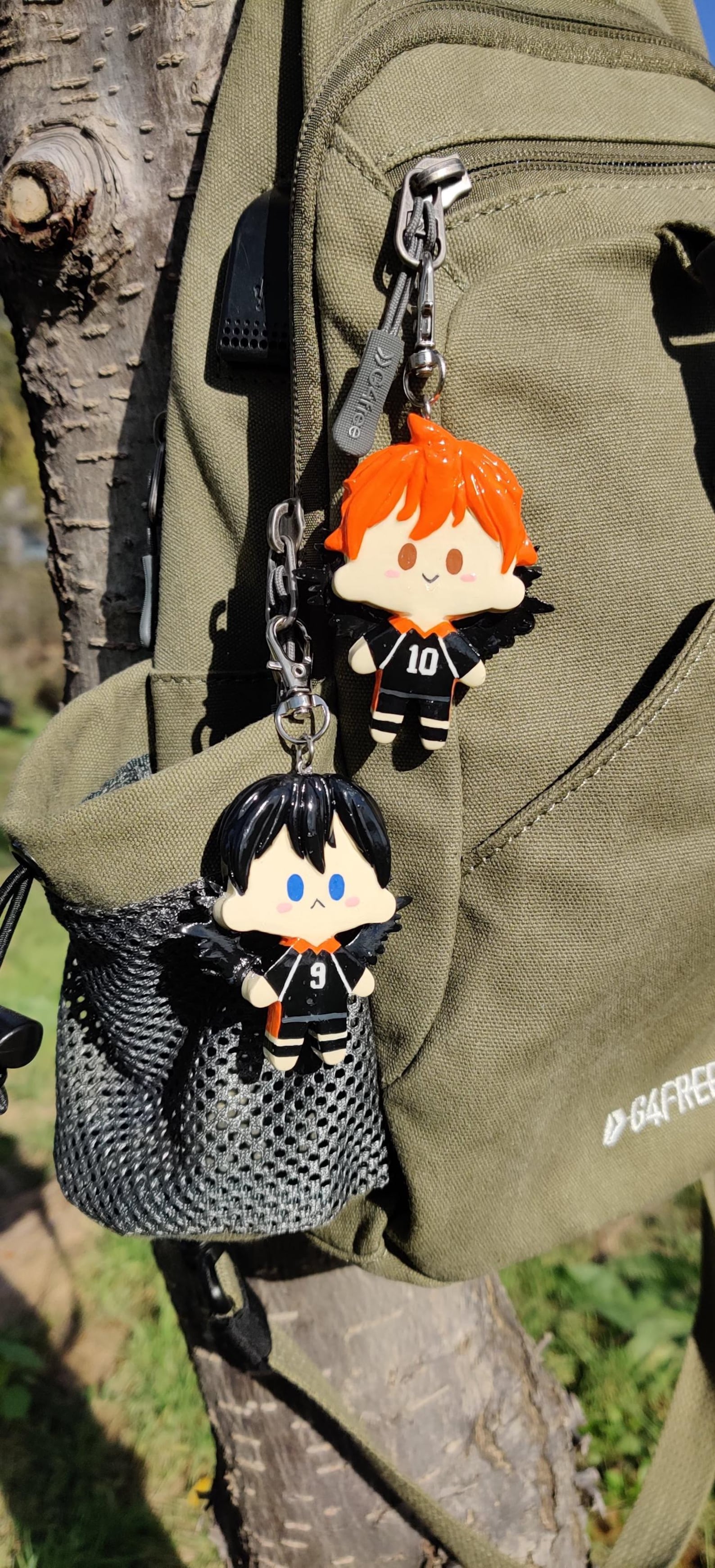 Haikyuu!! Bag Charms | Hand Sculpted and Hand Painted | Hinata Shoyo ...