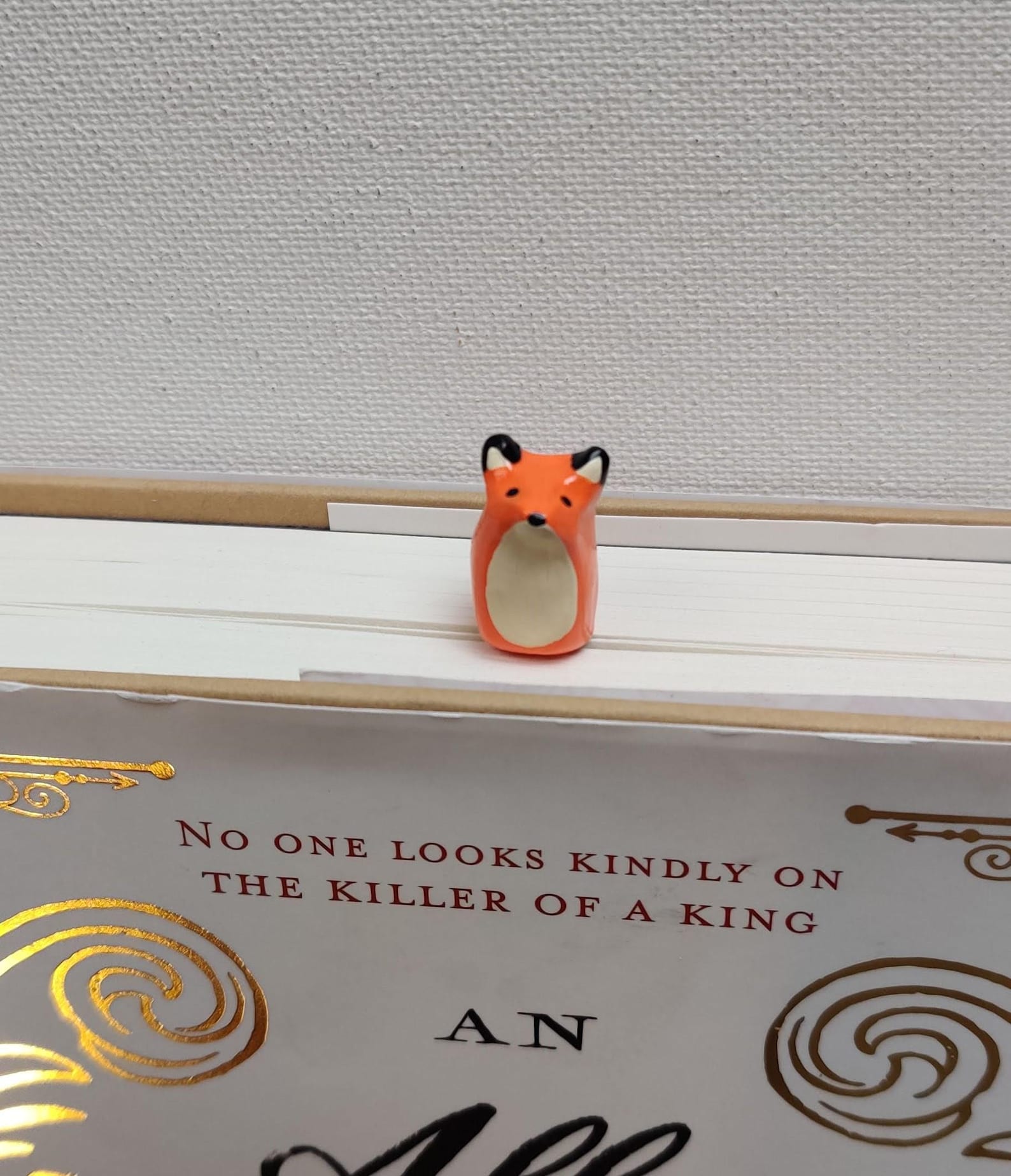 Clay Bookmark Paperclip Figurine | Fox | Cute | Minimal | Bookish - Etsy