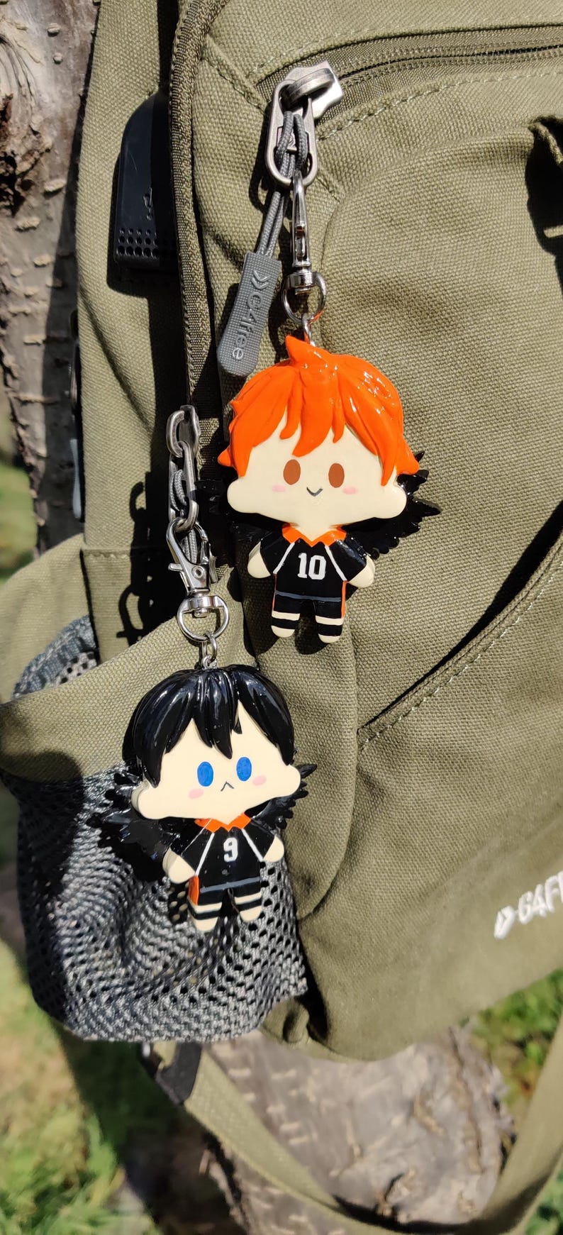 Haikyuu!! Bag Charms | Hand Sculpted and Hand Painted | Hinata Shoyo ...
