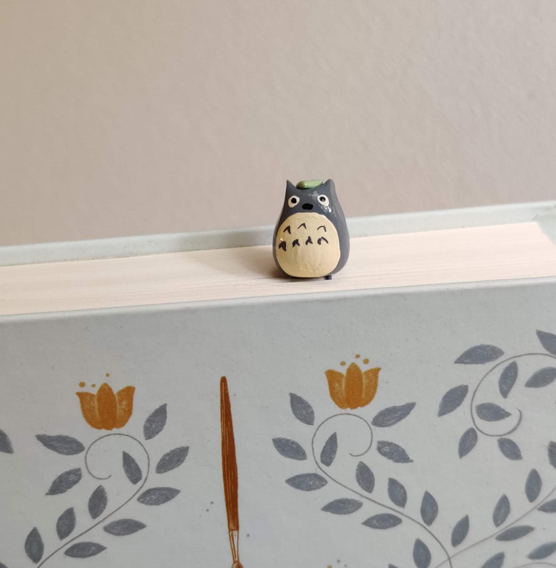Clay Bookmark Paperclip Figurine | Ghibli Inspired | Cute | Minimal ...