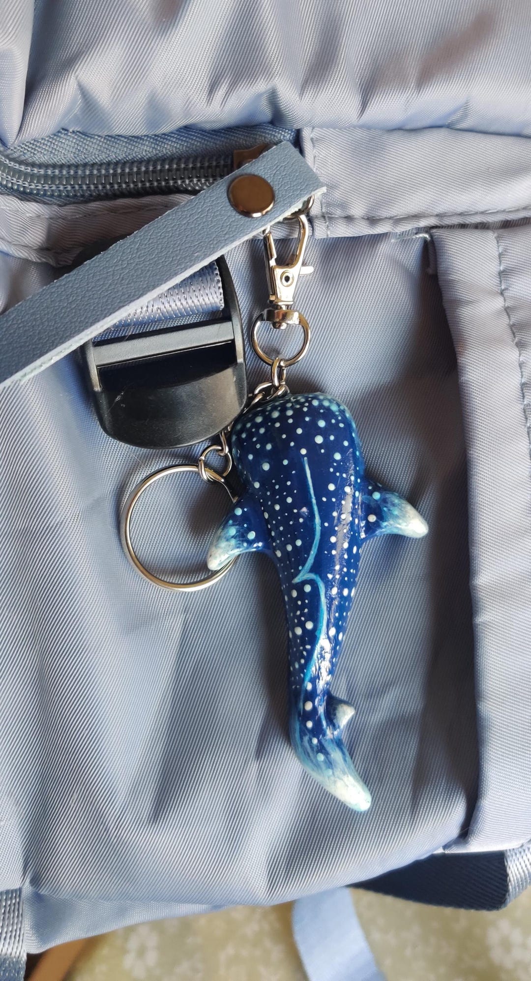 Whale Shark Keychain | Hand Sculpted and Hand Painted | Made to Order ...