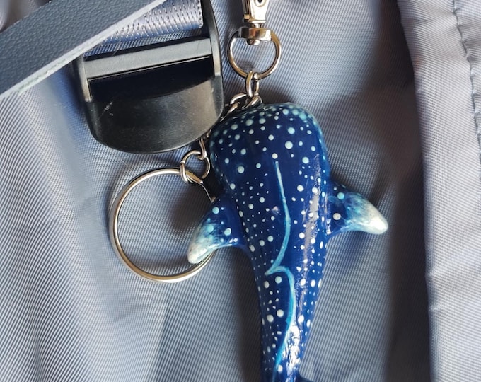 Whale Shark Keychain | Hand Sculpted and Hand Painted | Whale Shark ...