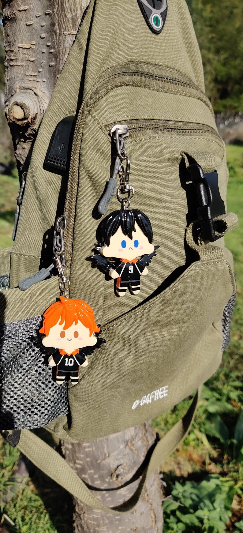 Haikyuu!! Bag Charms | Hand Sculpted and Hand Painted | Hinata Shoyo ...