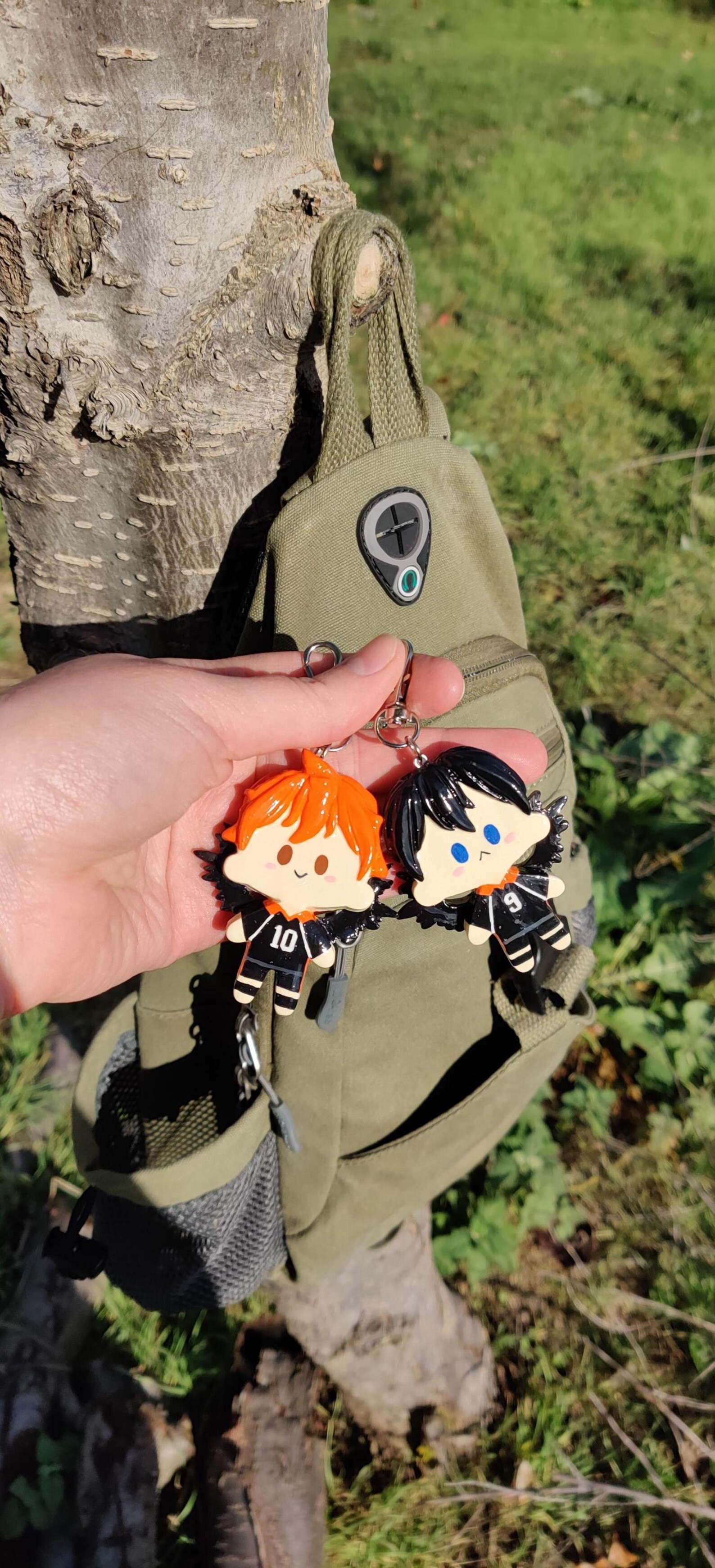 Haikyuu!! Bag Charms | Hand Sculpted and Hand Painted | Hinata Shoyo ...