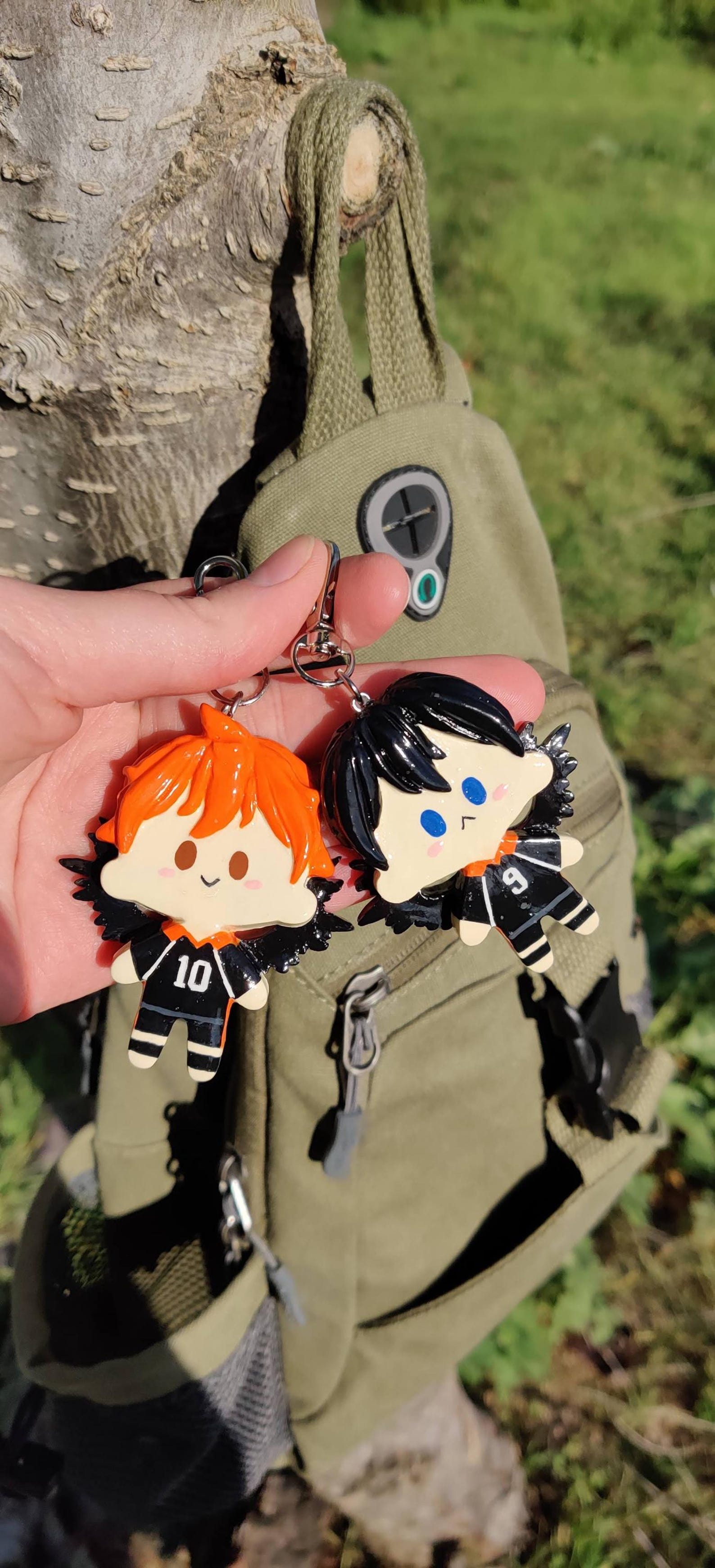 Haikyuu!! Bag Charms | Hand Sculpted and Hand Painted | Hinata Shoyo ...