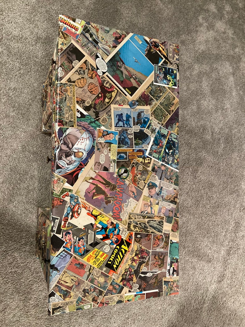 Comic Book Collage Desk - Etsy