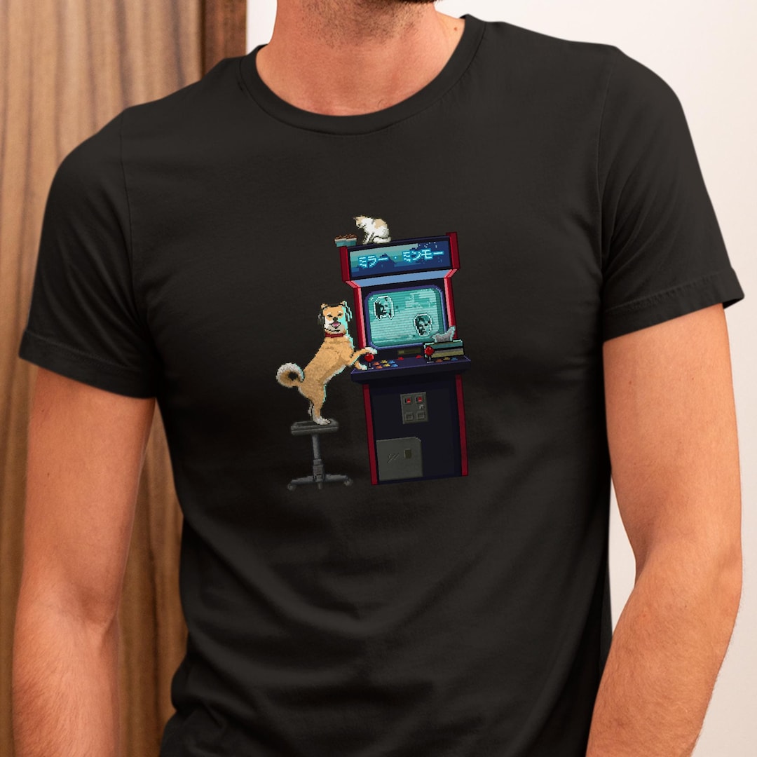 Mira Arcade Pixel Art Shirt for Retro Gamers and Horror Video Game Fans ...