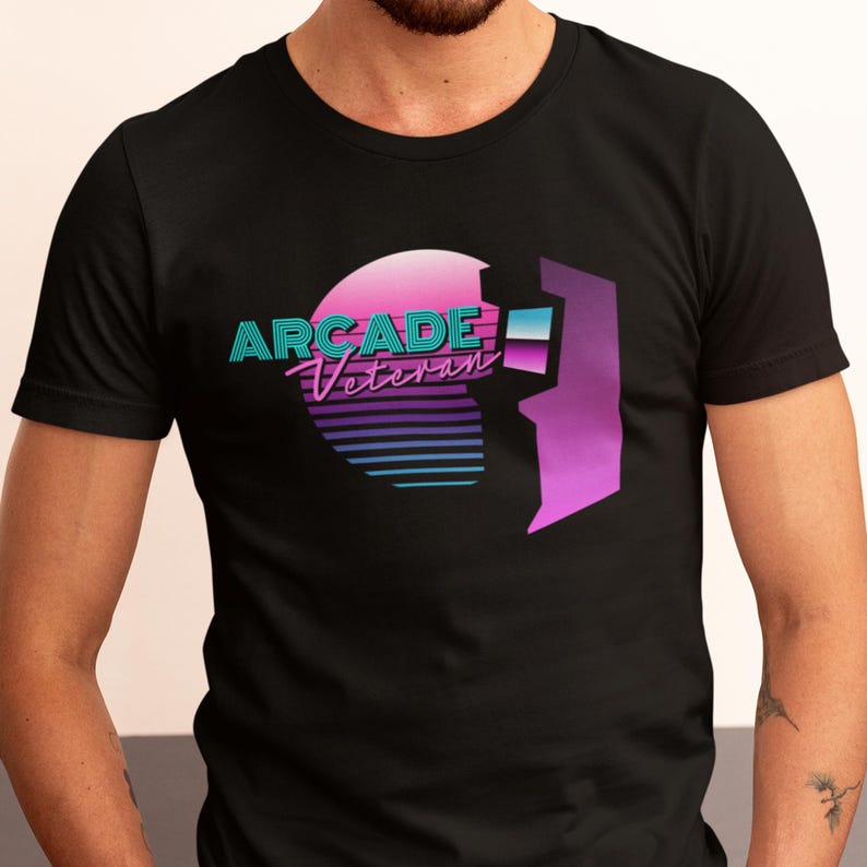 Arcade Veteran Gamer Shirt for 80s and 90s Retro Video Game Fans - Etsy