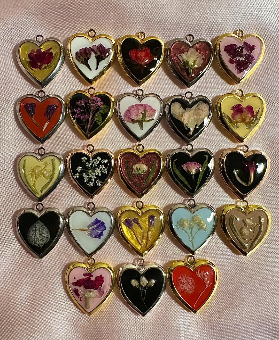 Flower Locket - Etsy