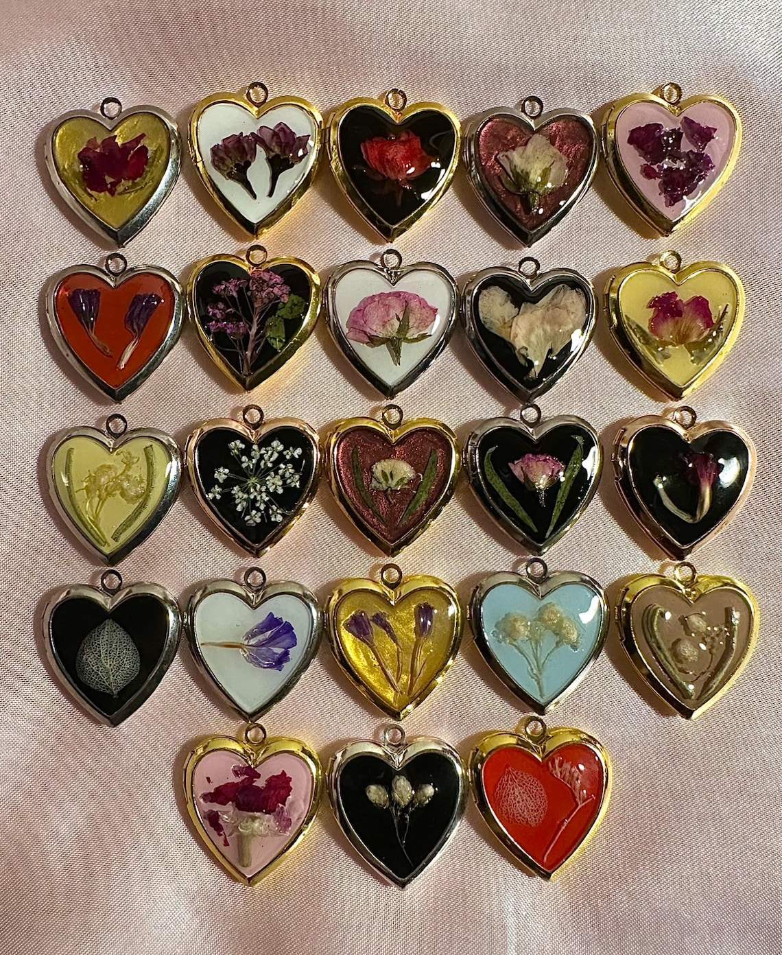 Flower Locket - Etsy