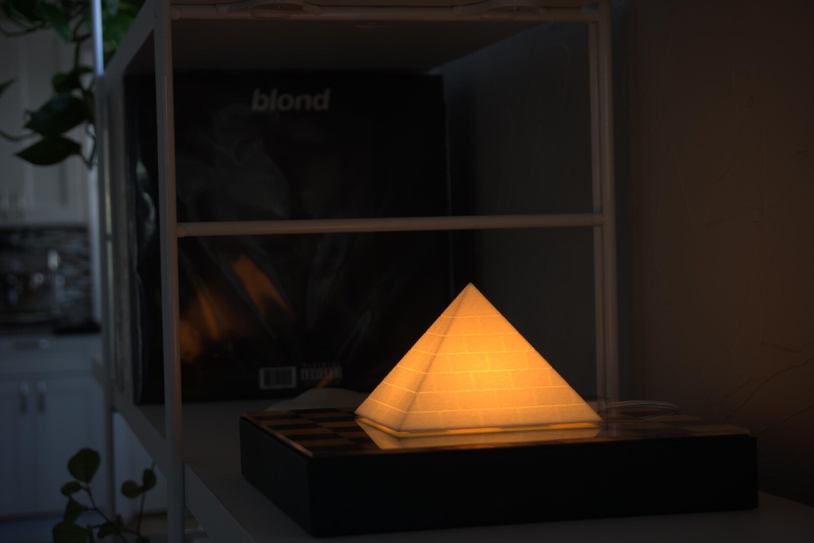 Modern Pyramid Lamp 3D Printed Home Decor With USB-C Plug - Etsy