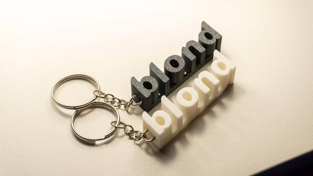 Frank Ocean 'blonde' Inspired 3d-printed Keychain - Keepsake for Music ...