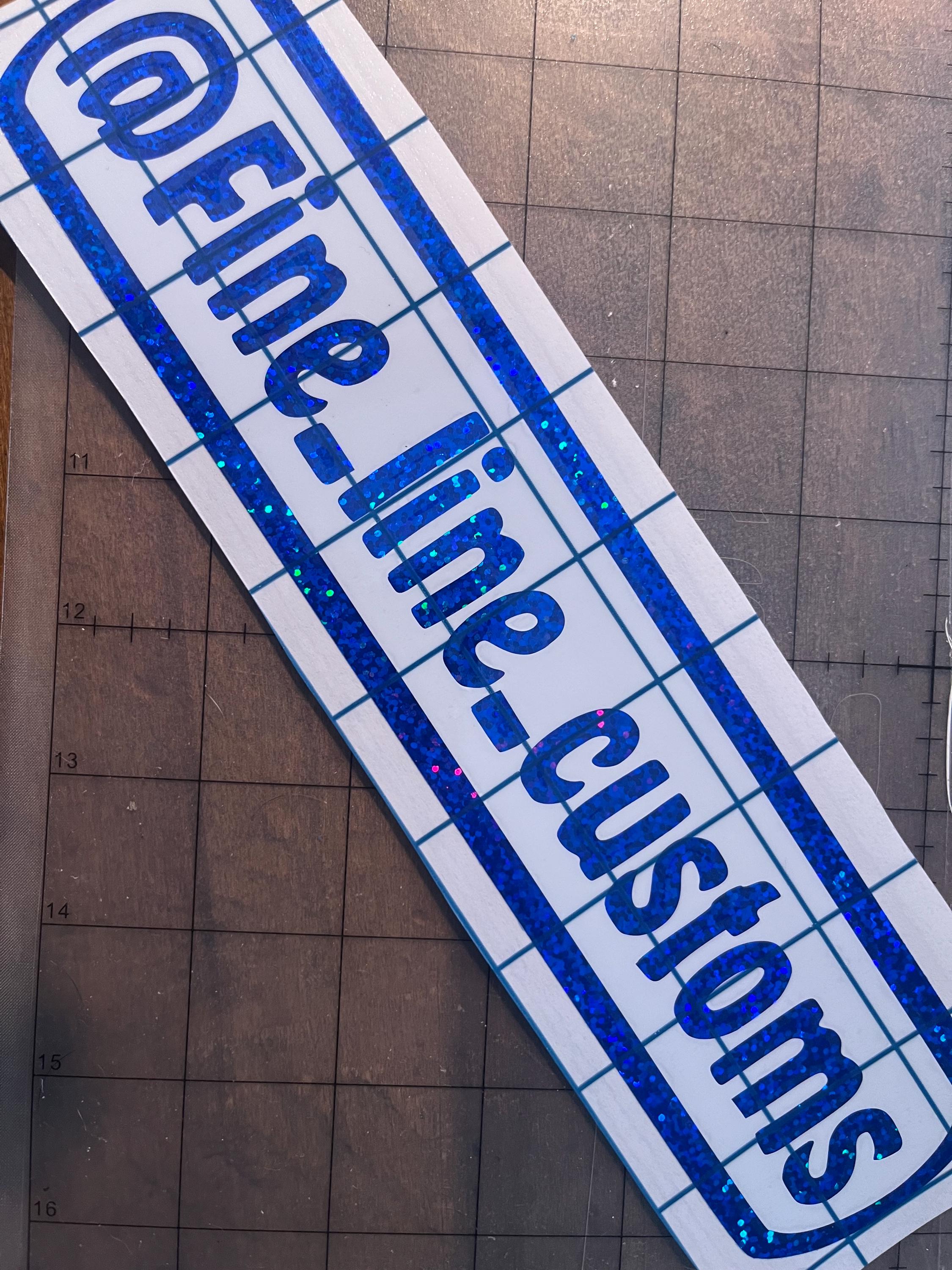 Custom Decals Choose Your Font, Color, Size Custom Vinyl Text Decals ...