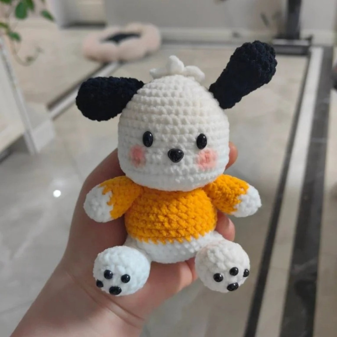 Handmade Pacha Dog, Pacha Dog Crochet Pattern, Keychain Pacha Dog, DIY ...