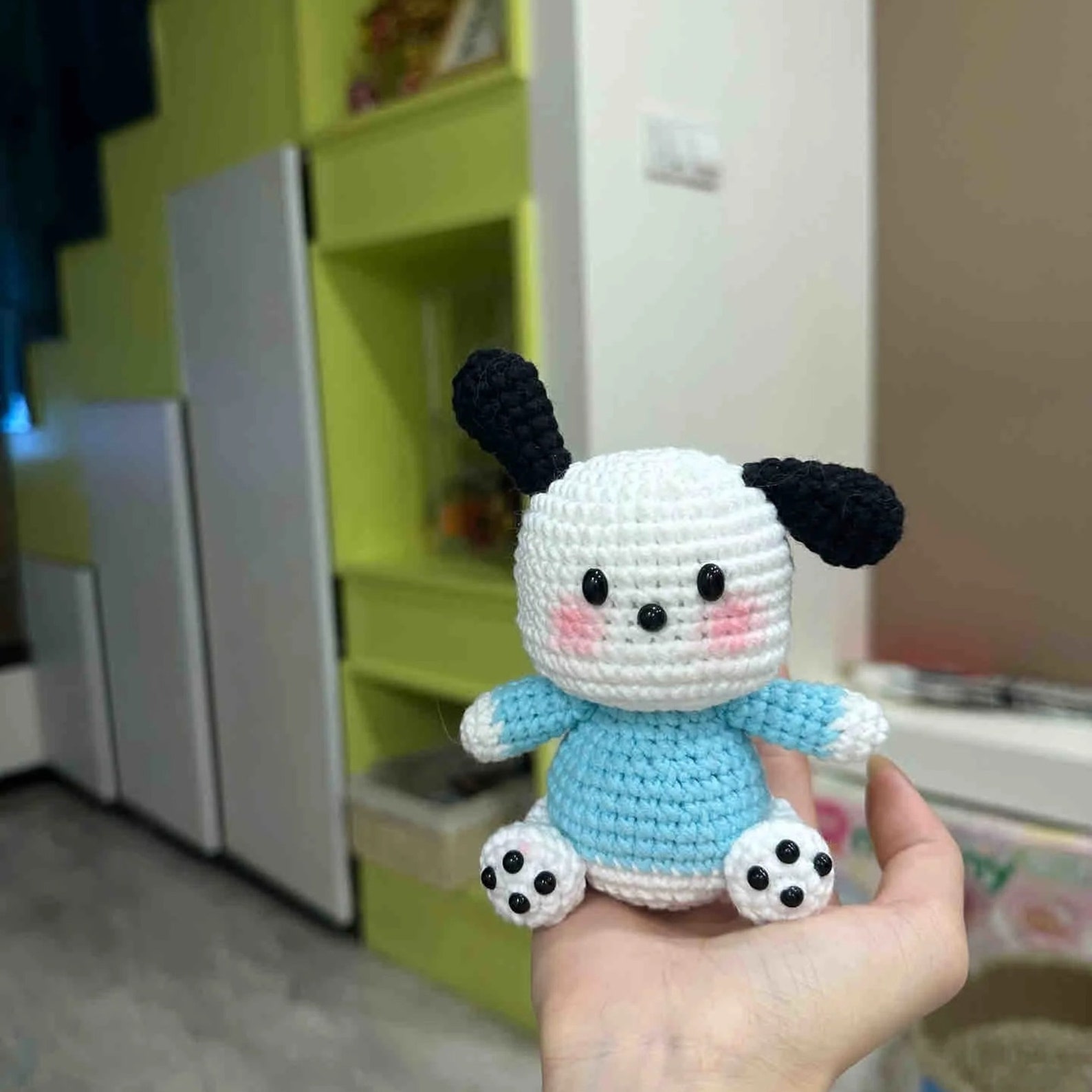 Handmade Pacha Dog, Pacha Dog Crochet Pattern, Keychain Pacha Dog, DIY ...