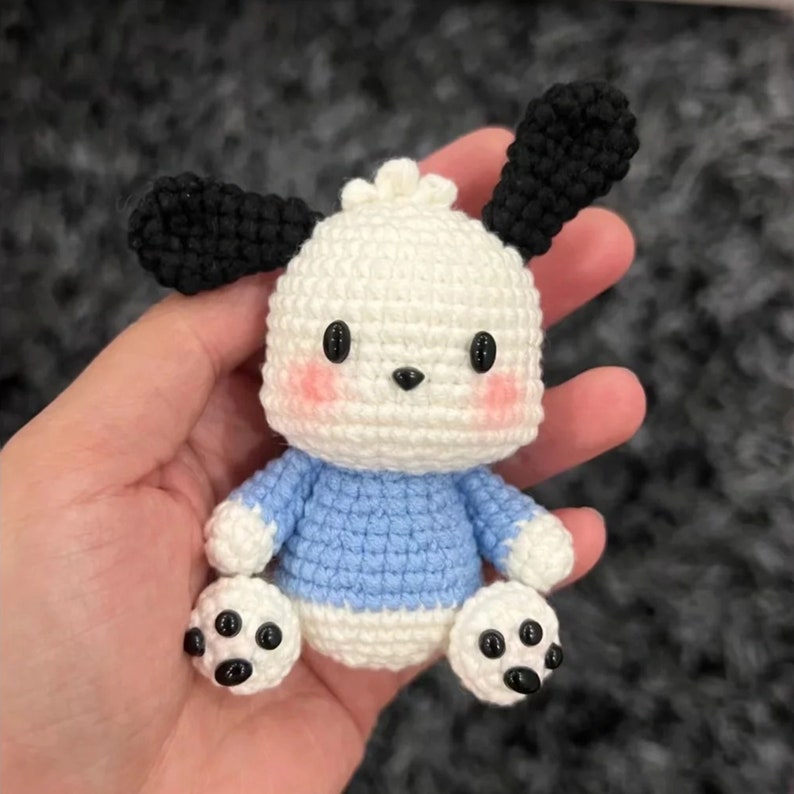 Handmade Pacha Dog, Pacha Dog Crochet Pattern, Keychain Pacha Dog, DIY ...