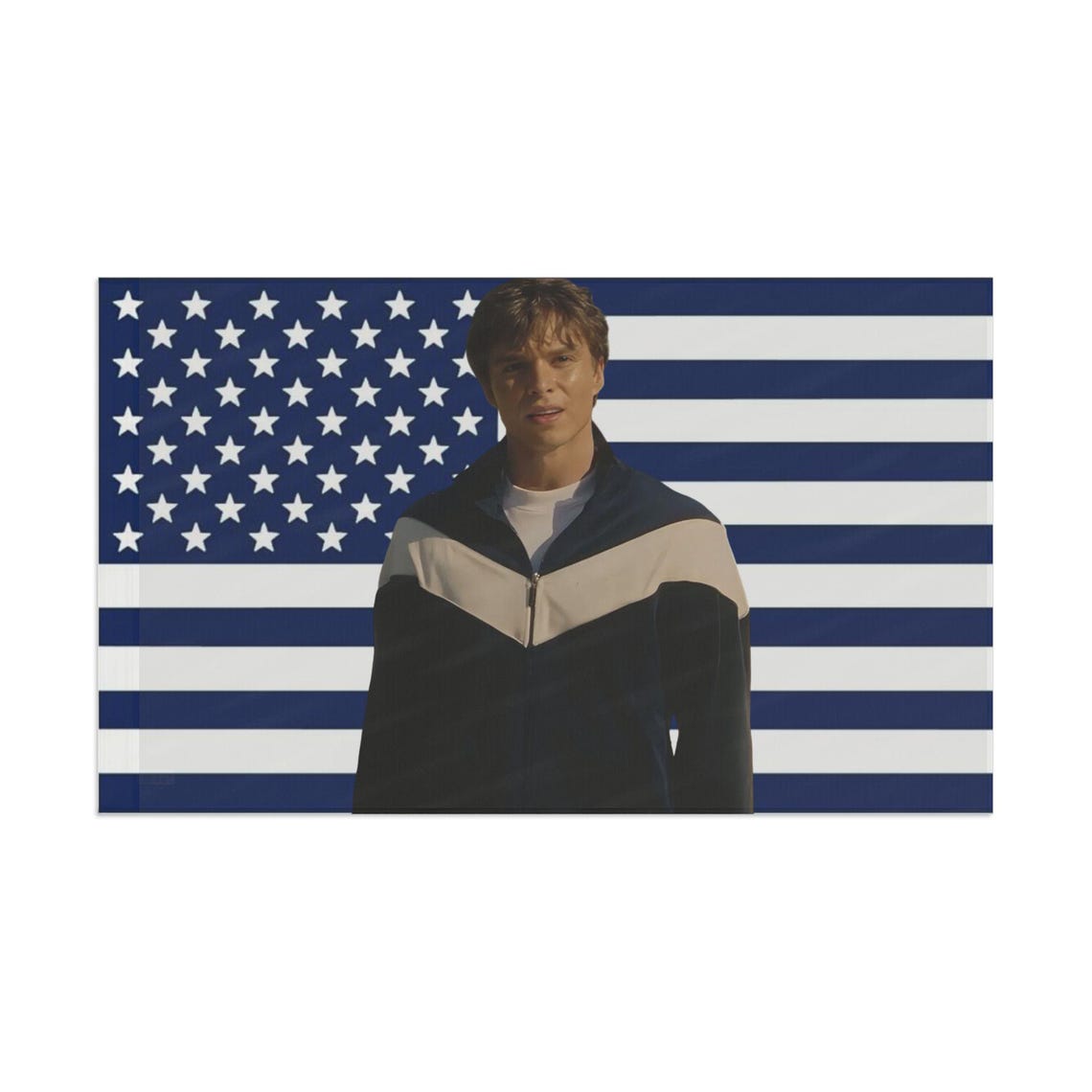 Nicholas Chavez Navy Blue American Flag - Etsy