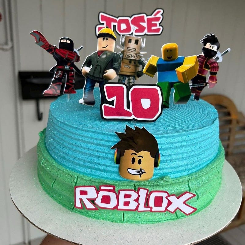 Roblox Cake Topper - Etsy