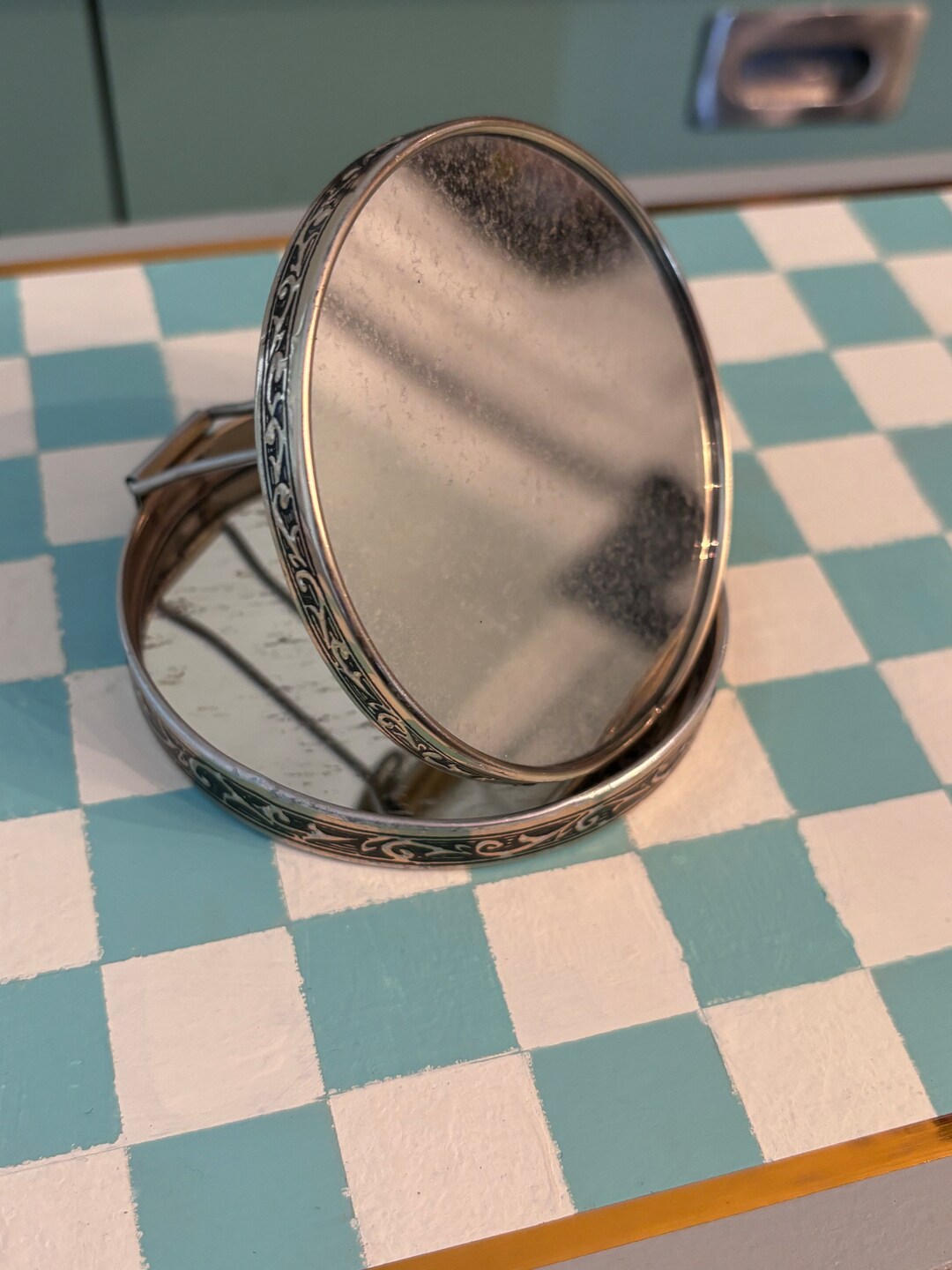Antique Celluloid Compact Mirror 1930s Vintage From Japan - Etsy