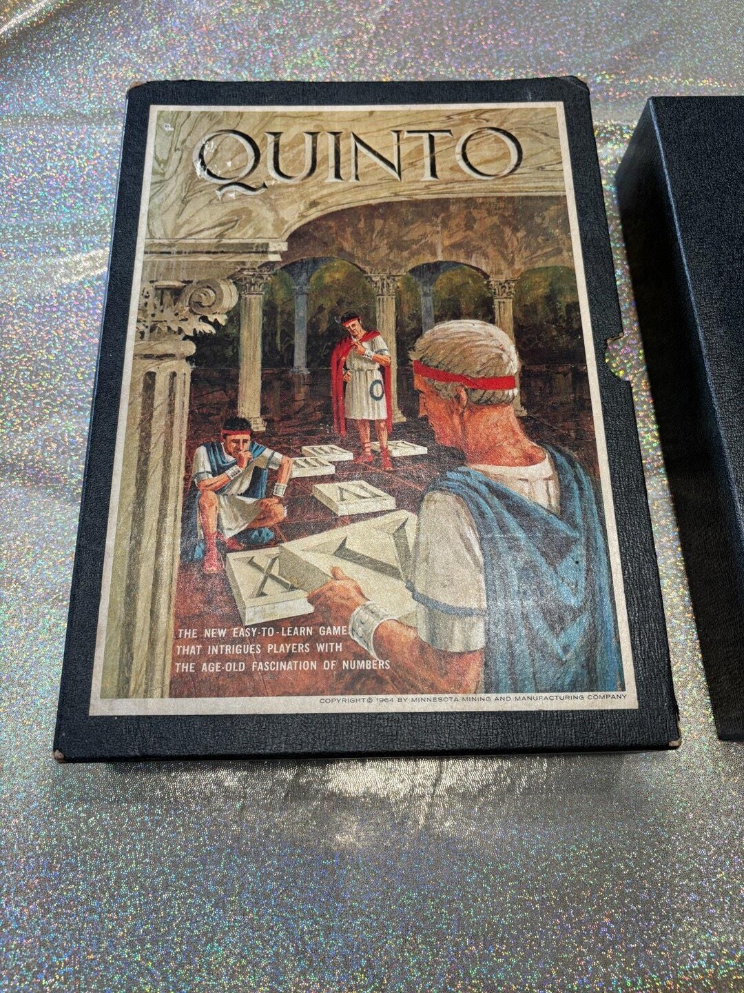 Quinto: Fascinating Game of Fives 1964, 3M Bookshelf Games 88/90 Tiles ...