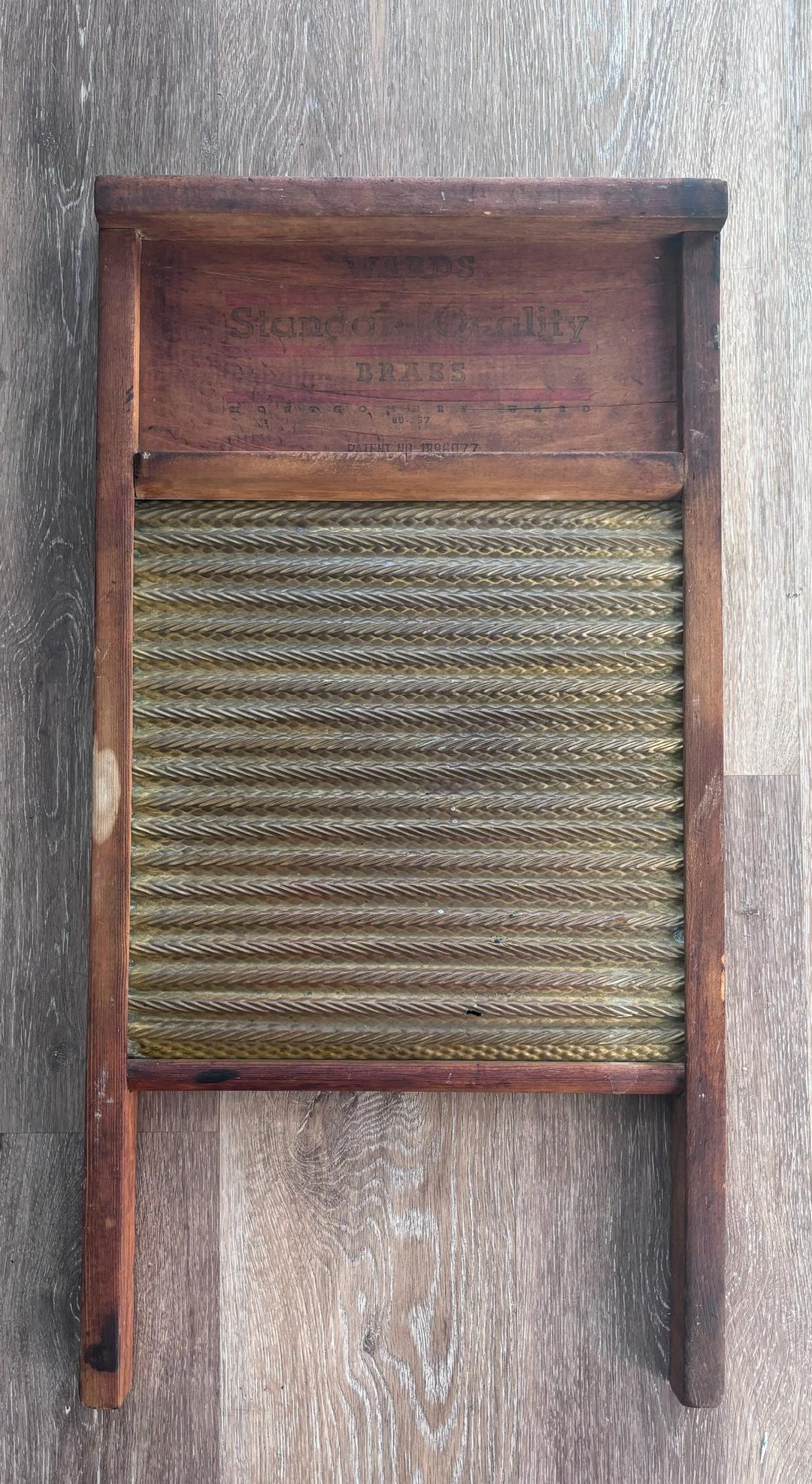 Antique Brass Wash Board - Ward’s Stand - Etsy