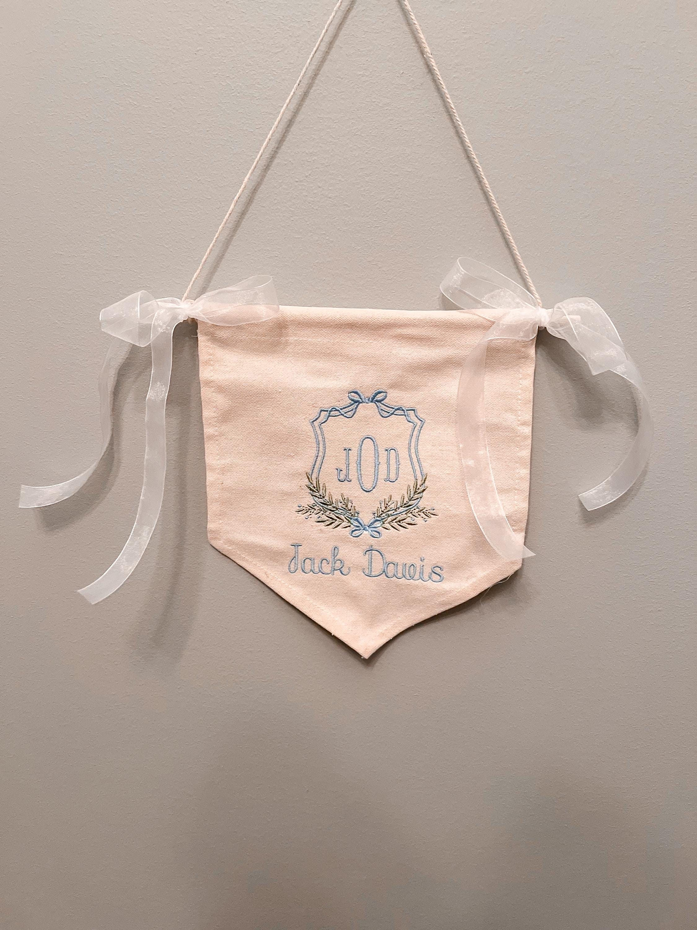 Baby Boy Name Announcement Banner - Etsy