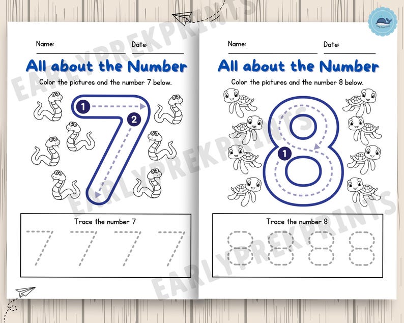 Number Tracing Worksheets 0-10 | Toddler & Preschool Printable Math ...