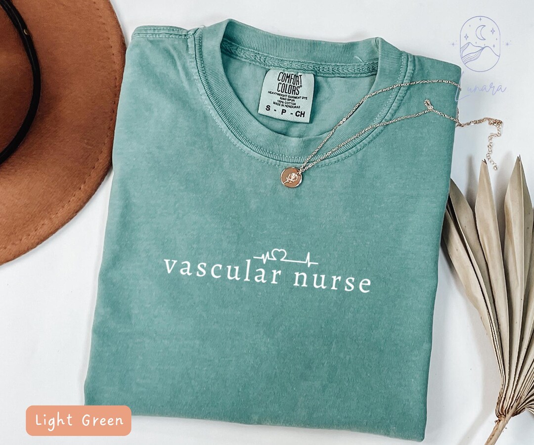 Vascular Nurse Gift Shirt, RVT Team Comfort Colors® Tee, VA Tech ...