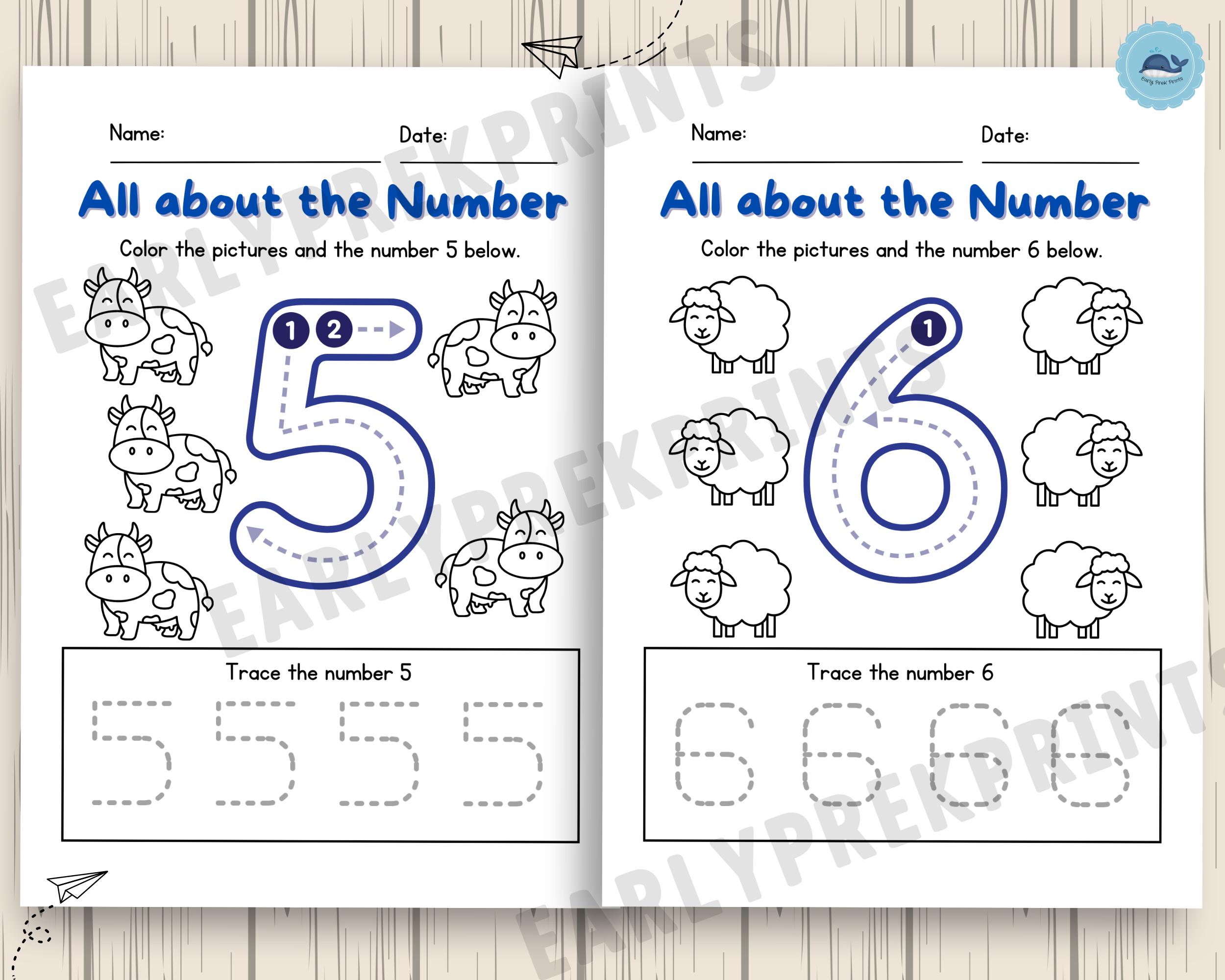 Number Tracing Worksheets 0-10 | Toddler & Preschool Printable Math ...