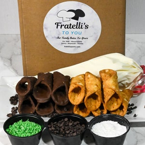 DIY Cannoli Kit (dozen) – Authentic Italian Cannolis Made Fresh at Your ...