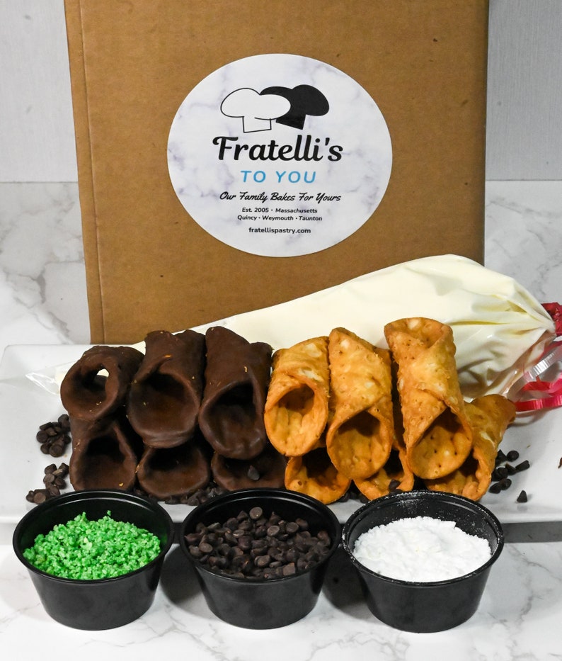 DIY Cannoli Kit (dozen) – Authentic Italian Cannolis Made Fresh at Your ...