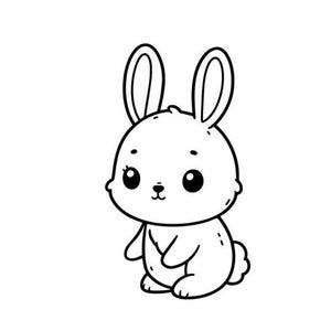 6 Printable Cute Animals Coloring Pages Worksheets for Kids, Printable ...