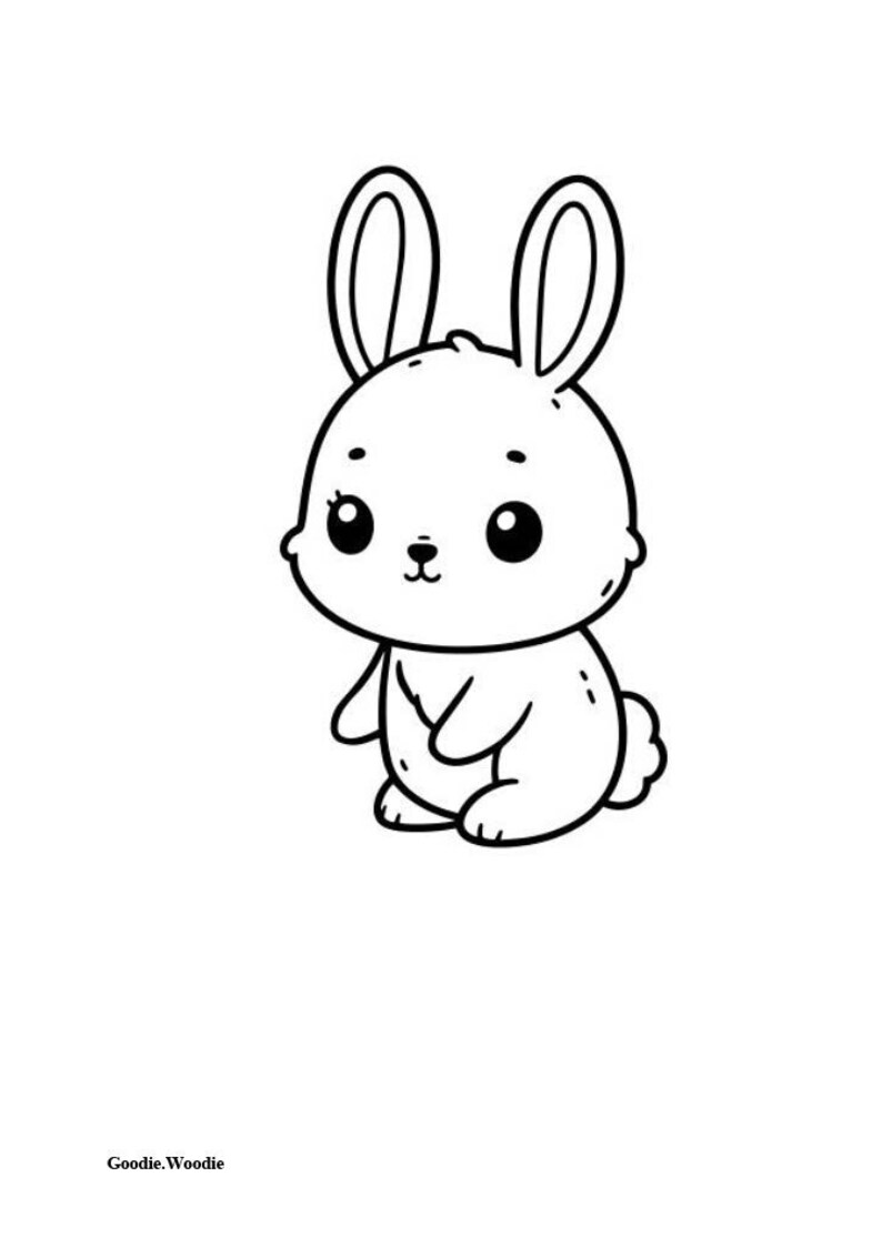 6 Printable Cute Animals Coloring Pages Worksheets for Kids, Printable ...