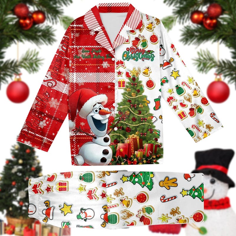 Olaf Christmas Pajamas - Etsy Canada