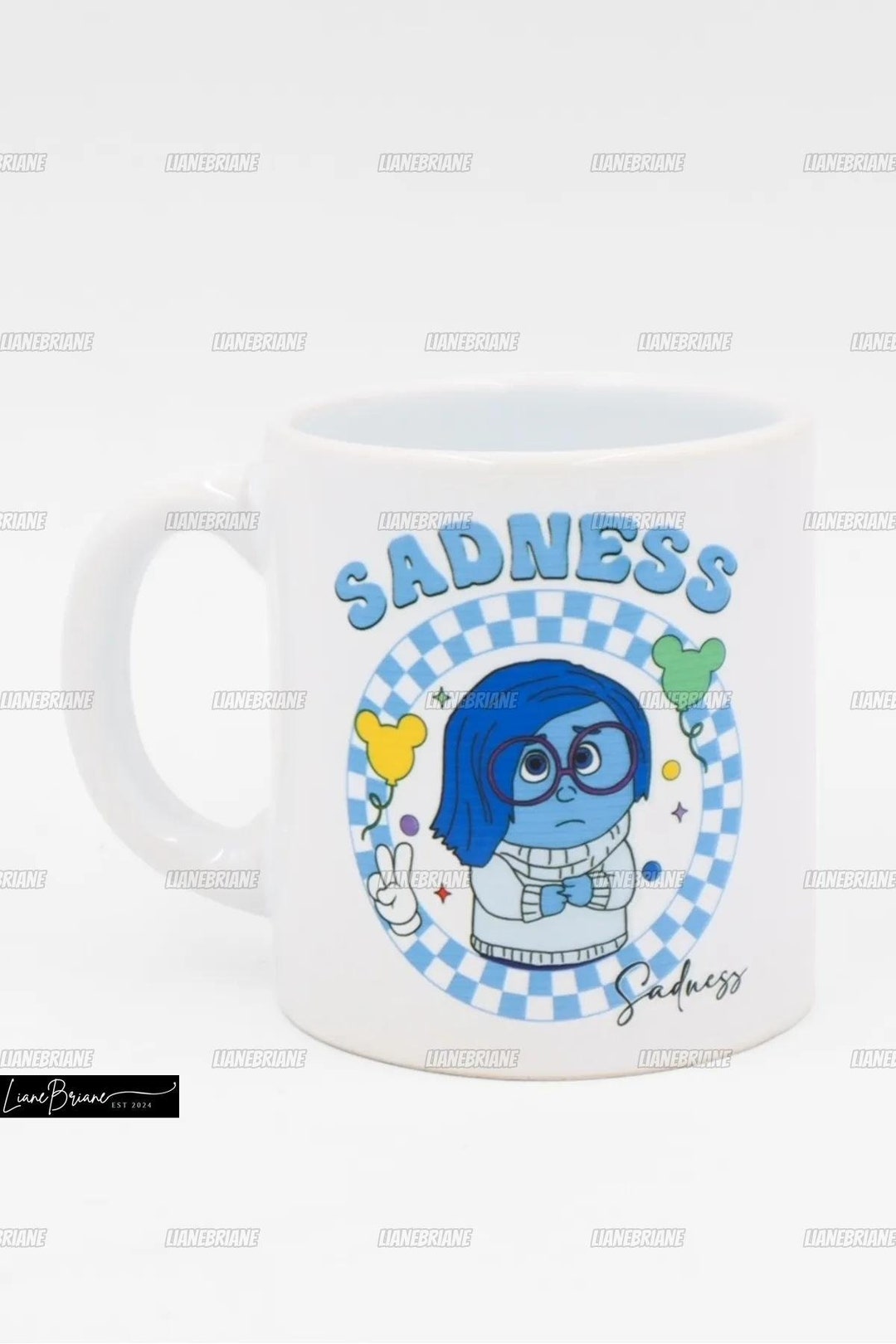 Inside Out 2 Sadness Mug, It's Okay to Feel All the Feels Inside Out 2 ...