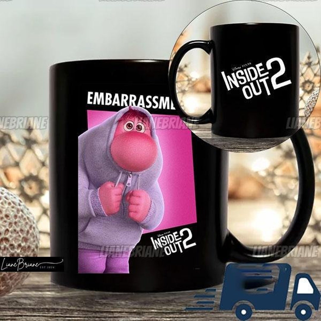Disney Embarrassment Inside Out 2 Coffee Mug, Embarrassment Ceramic Mug ...