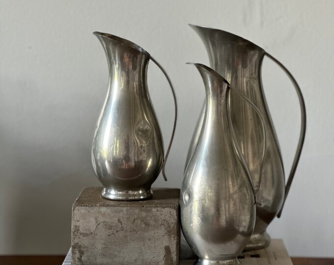 Set of 4 Royal Holland Pewter Daalderop Pewter Pieces - Vintage ...