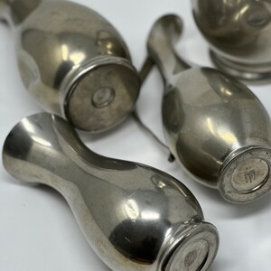 Set of 4 Royal Holland Pewter Daalderop Pewter Pieces Vintage ...