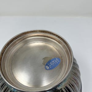 Vintage Towle Silversmiths Large Footed Silver Bucket Tub Serving ...