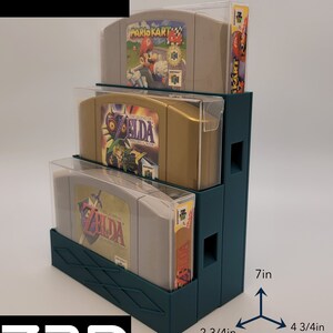 Modular N64 Game Display [clip & Stack Nintendo 64 Cartridge Stand, 3D ...