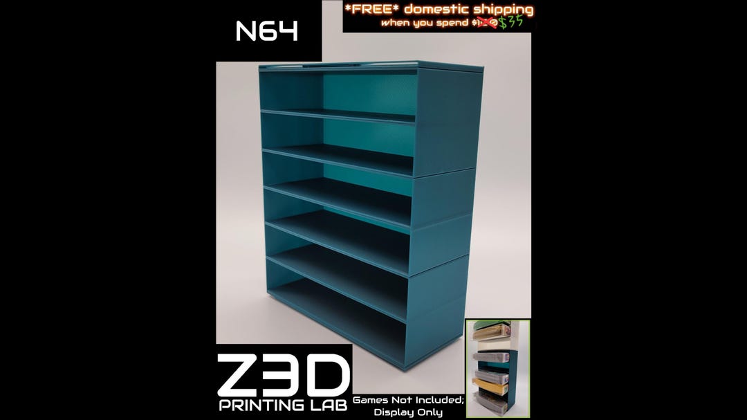 N64 Cart Stackers [stack & Play: Nintendo 64 Cartridge Storage, 3D ...