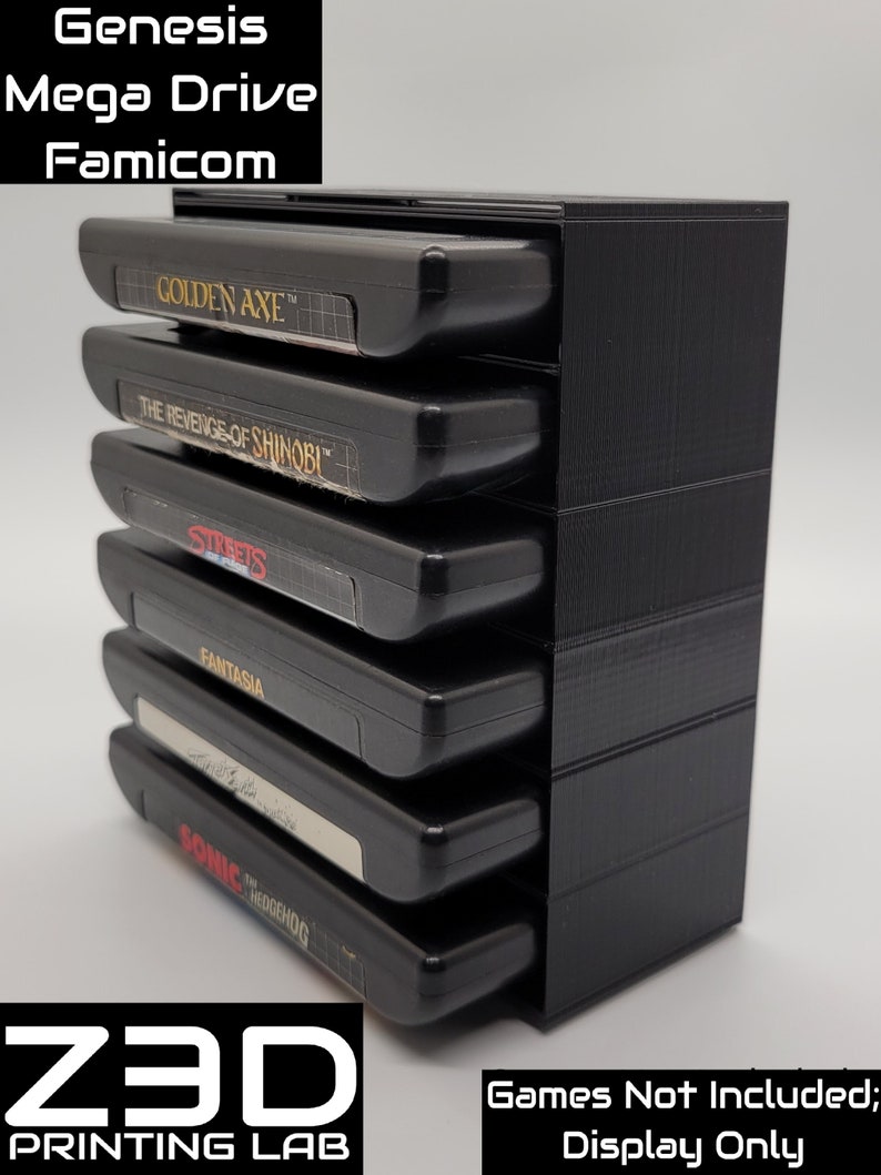 SEGA Cart Stackers [stack & Play Genesis/mega Drive/master System or ...