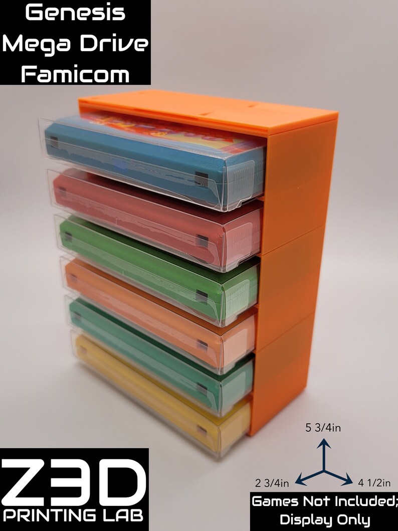 SEGA Cart Stackers [stack & Play Genesis/mega Drive/master System or ...