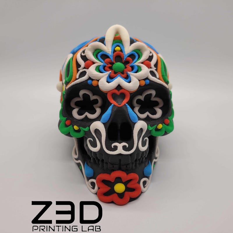 Sugar Skull Ornament - Etsy