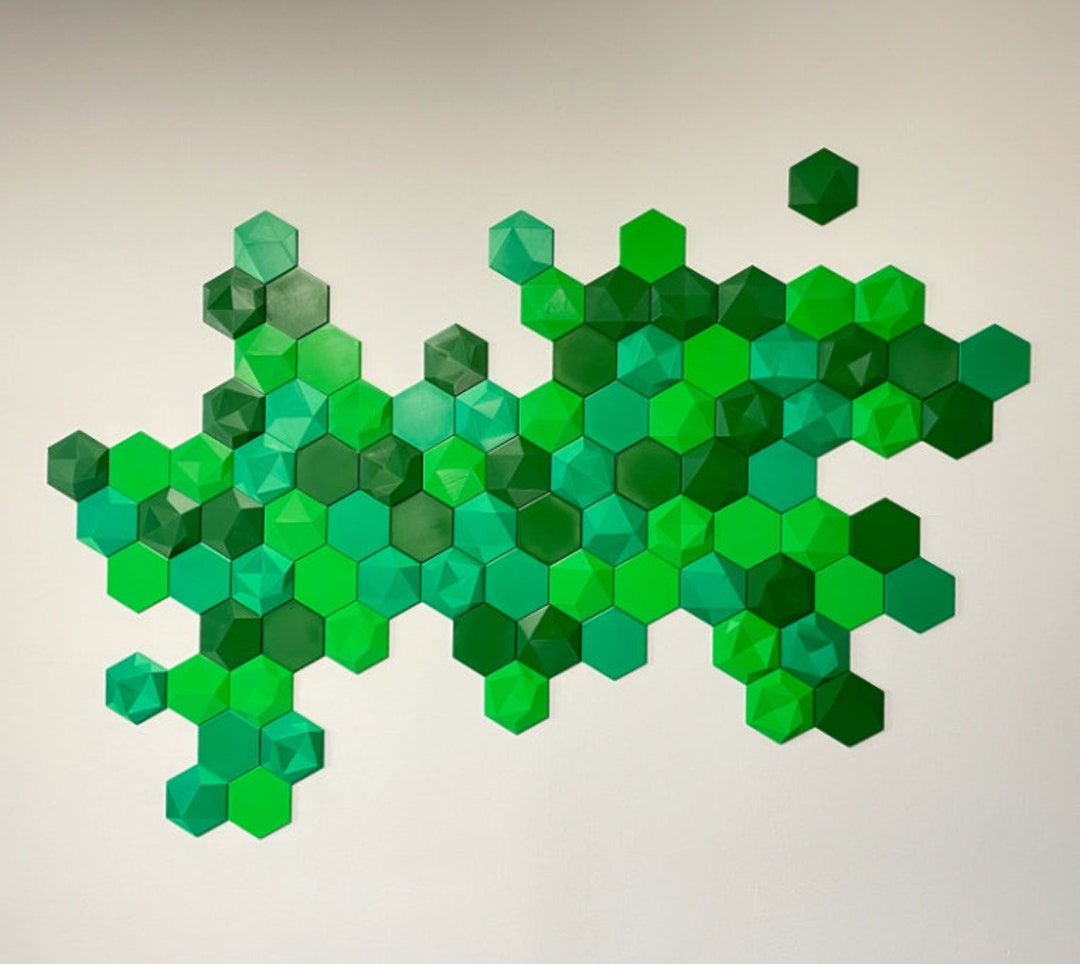 Hexagon Wall Panel - Etsy