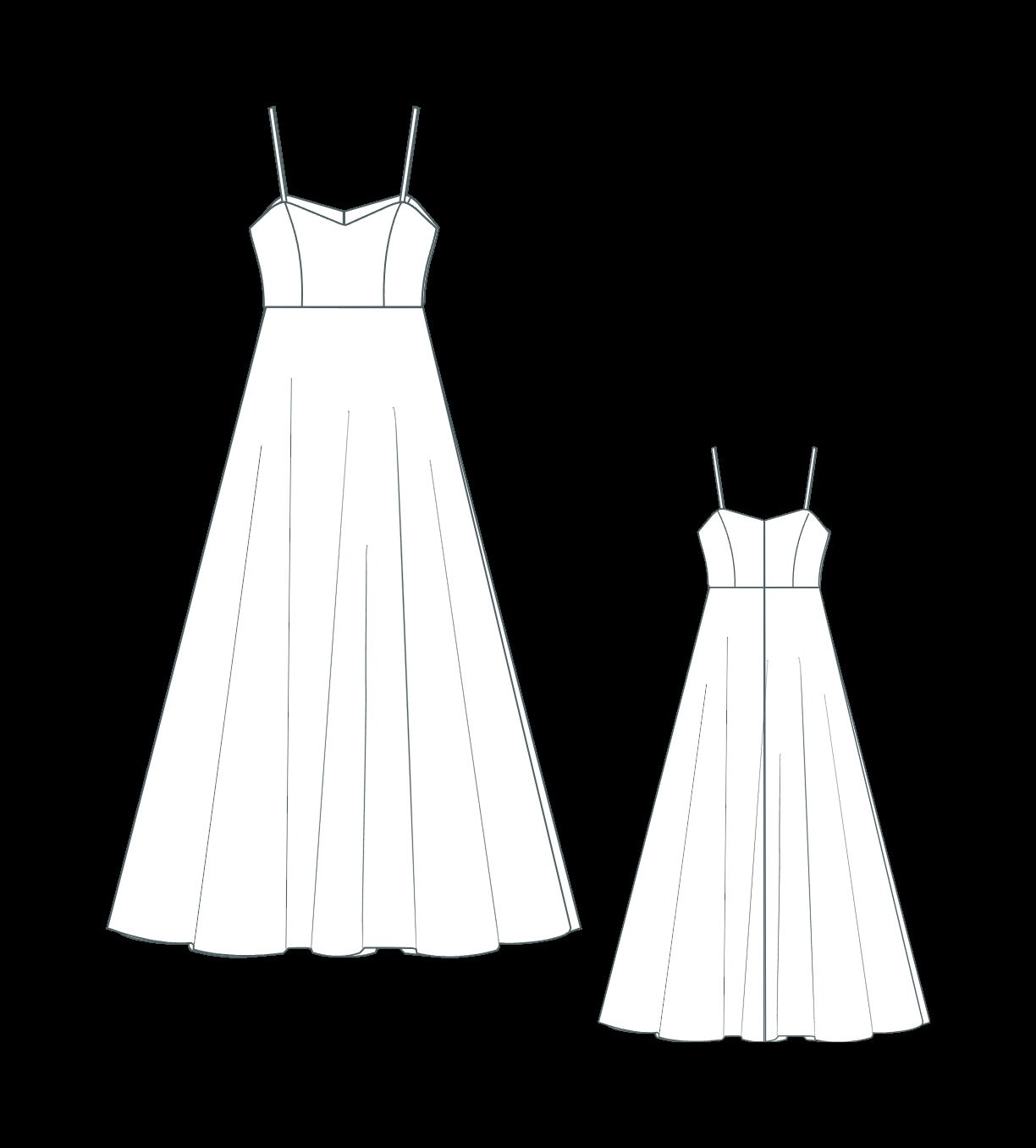 V-neck Maxi Dress Sewing Pattern: Prom, Evening Gown (XS-4XL) - Etsy