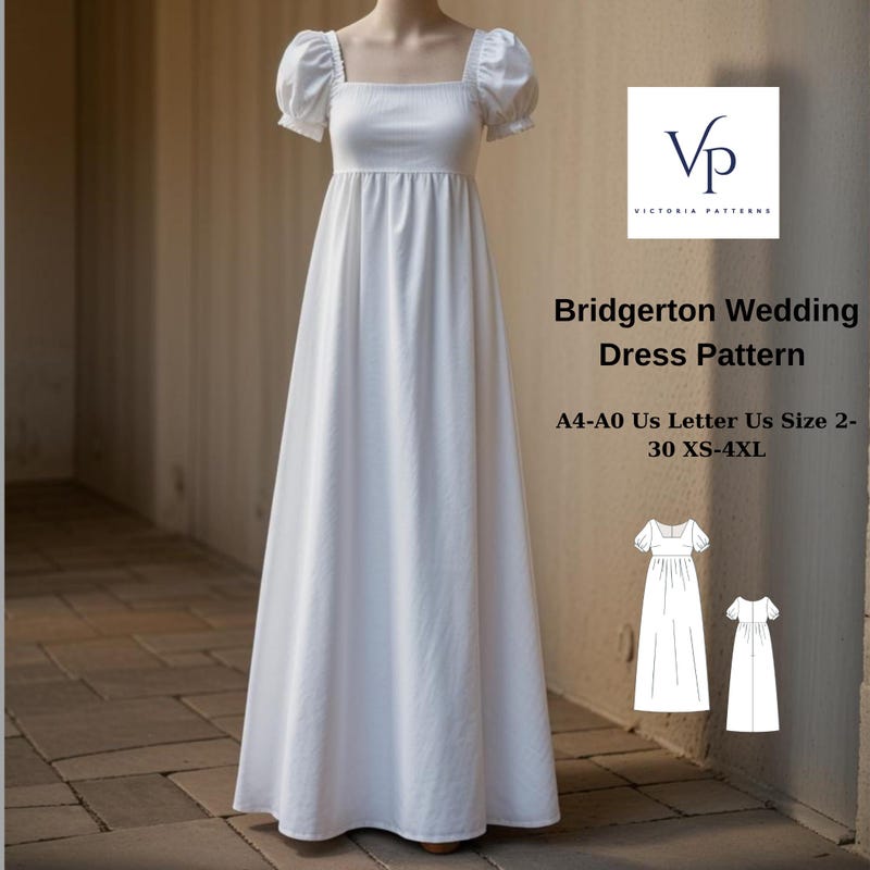 Bridgerton Dress Pattern - Etsy