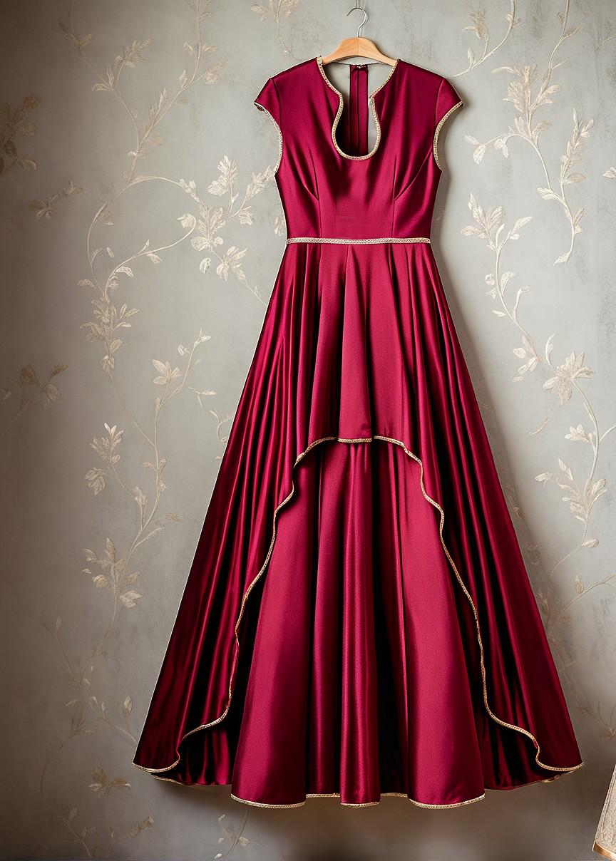 High Low Prom Dress Sewing Pattern, Prom Dress, High Low Dress, Ball ...