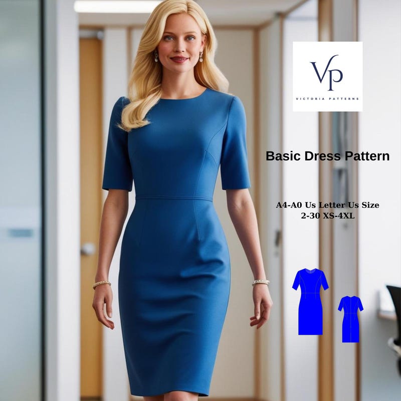 Basic How to Sew Dress - Etsy UK