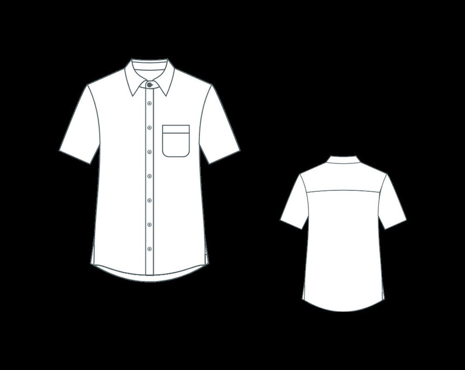 Relaxed Fit Linen Shirt Sewing Pattern, Shirt Pattern for Men, Button ...